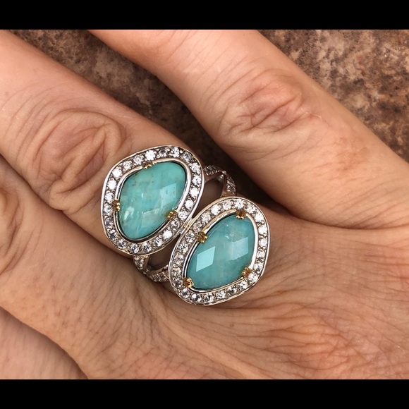 joya by Judy Crowell | Jewelry | Joya Moonstone Turquoise Doublet ...
